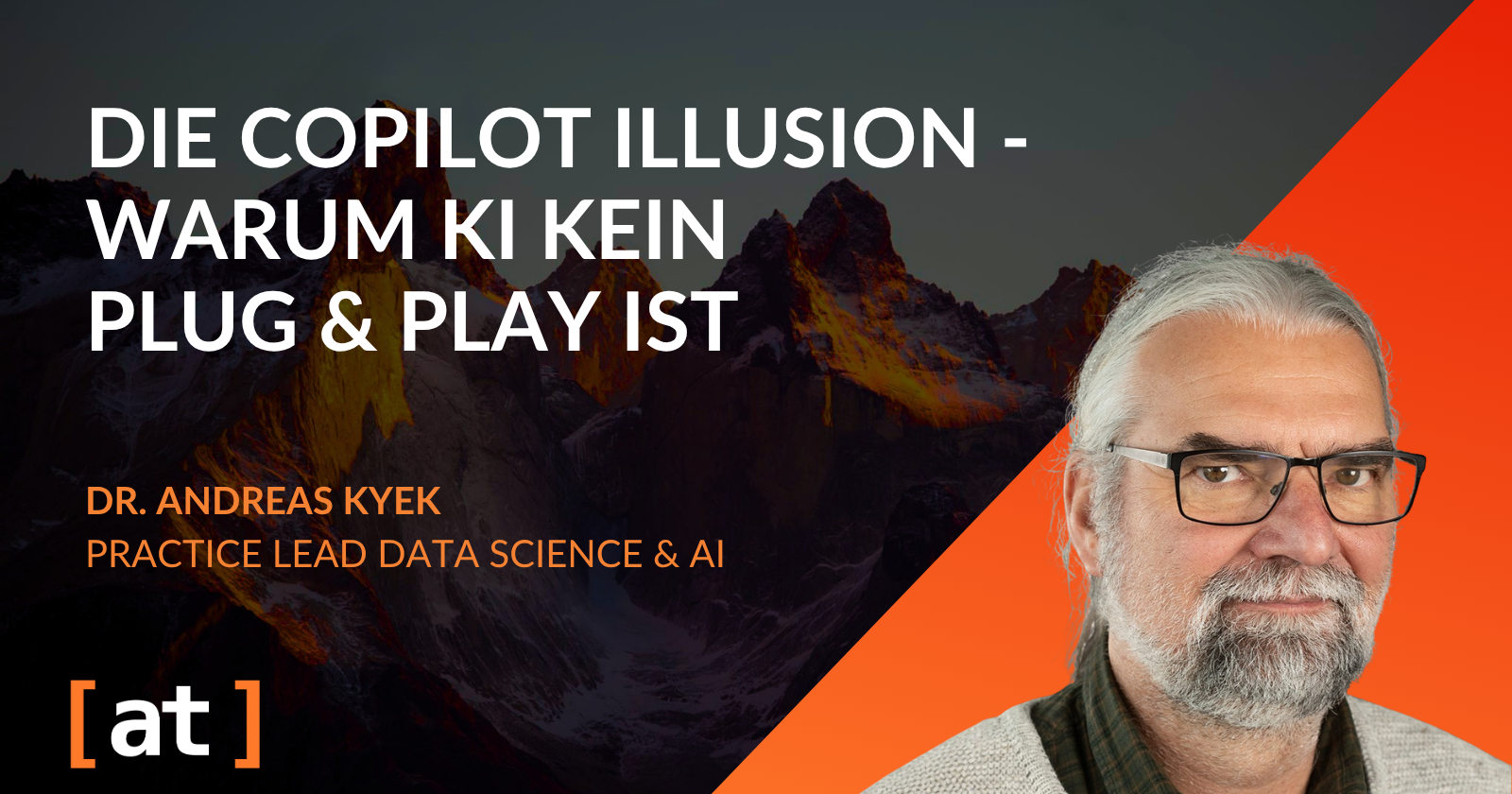 Die Copilot Illusion – Warum KI kein Plug & Play ist - Alexander Thamm [at]