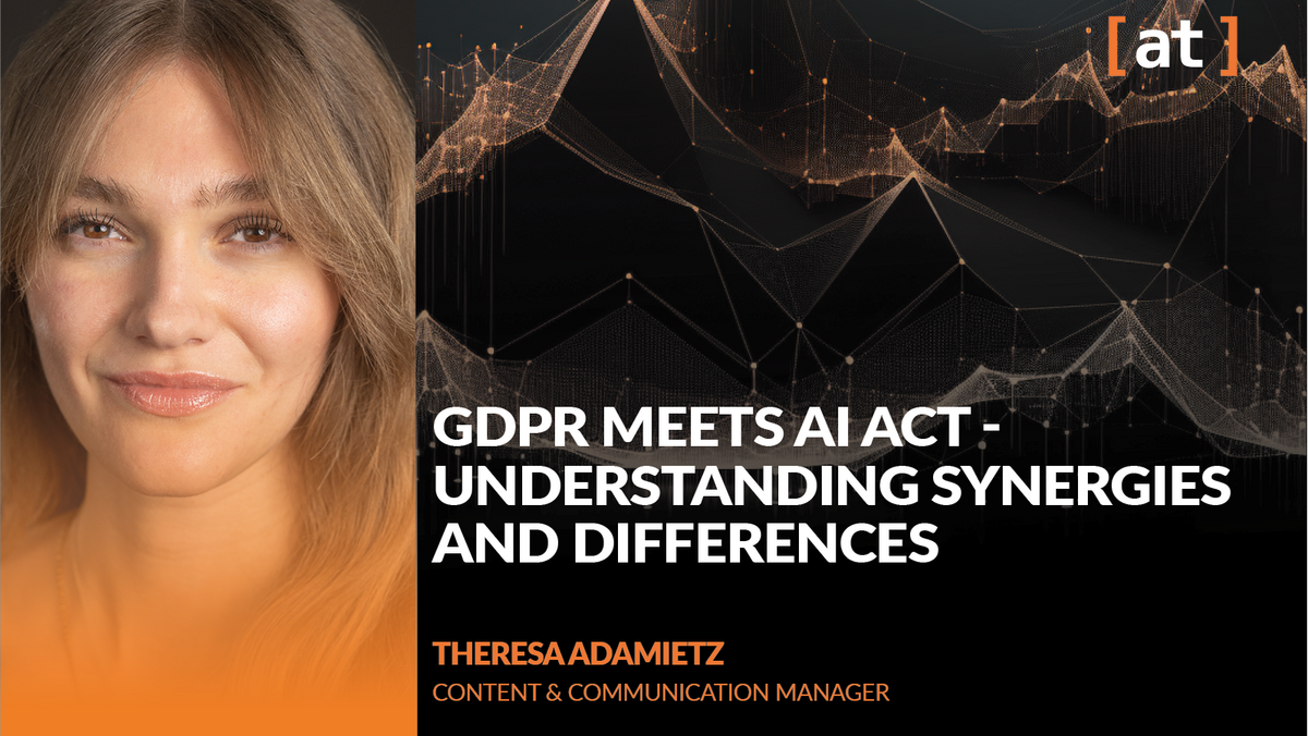 Data protection meets AI: GDPR vs. the AI Act - Alexander Thamm